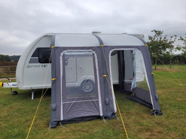 Camptech Suntrek Atlas 280 Hybrid Air Porch Awning - Tent Hire Direct